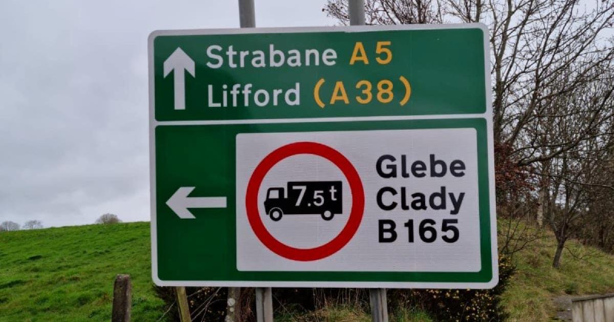 Signage signals beginning of HGV ban enforcement - Photo 1 of 1 - Alpha ...