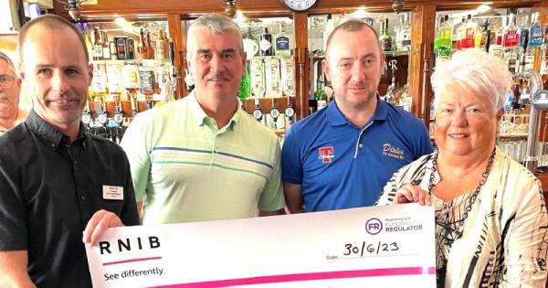 Strabane bar raises £3,000 to support sight loss charity - Photo 1 of 1 ...