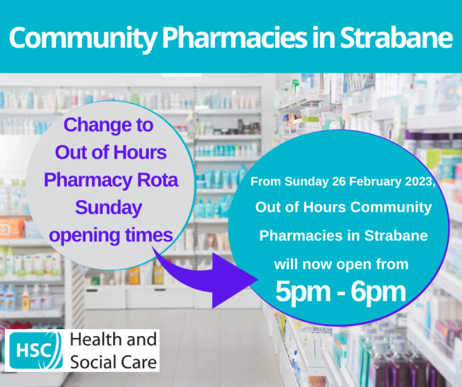 Changes to pharmacy Sunday opening hours - Alpha Newspaper Group