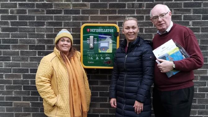 Defibrillator installed at Melmount church - Photo 1 of 1 - Alpha ...